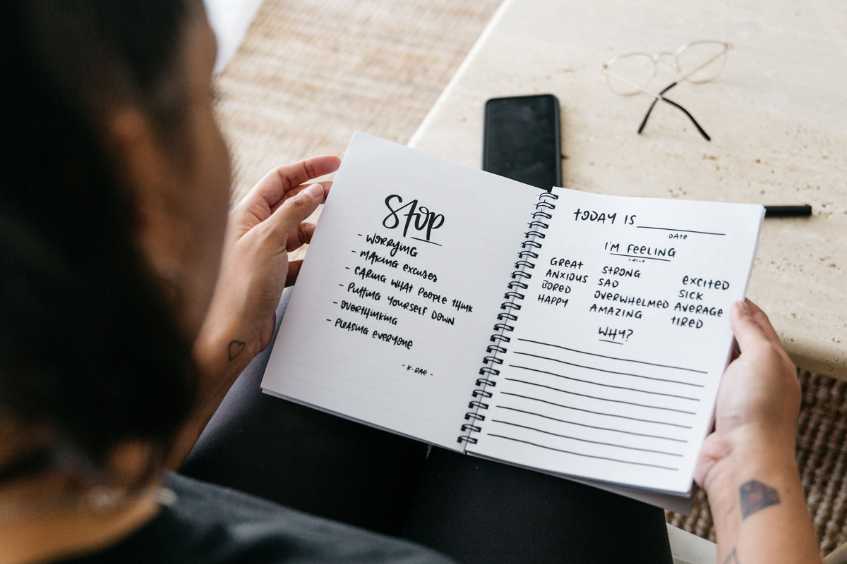 Check Yo’Self Diary - Rad Creativity Diary for Grownups – K-Rae Designs