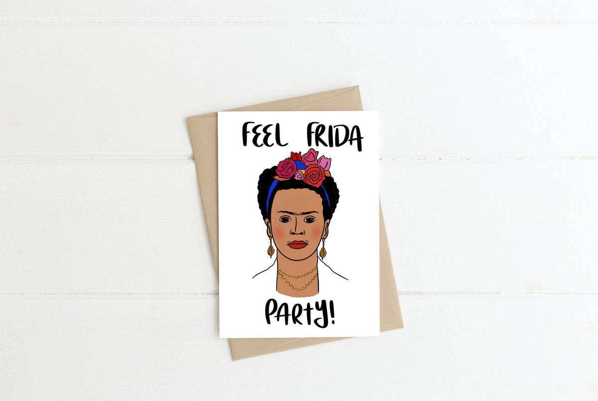Frida Kahlo Greeting Card – K-Rae Designs